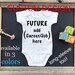 Future Accountant Baby Bodysuit, Accountant Baby, Pregnancy ...