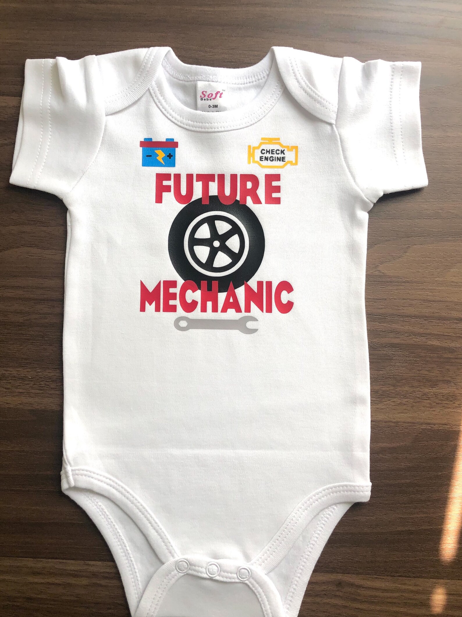 Future Mechanic Baby Bodysuit Baby Mechanic Pregnancy - Etsy