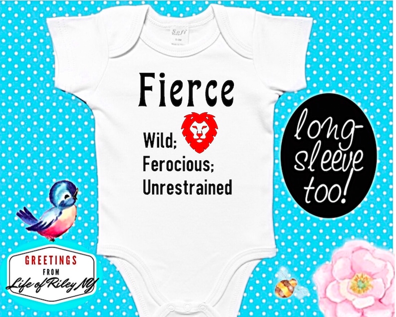 Fierce Definition Fierce Baby Bodysuit Pregnancy - Etsy