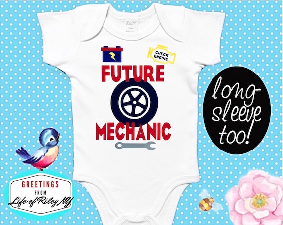 Future Mechanic Baby Bodysuit Baby Mechanic Pregnancy - Etsy