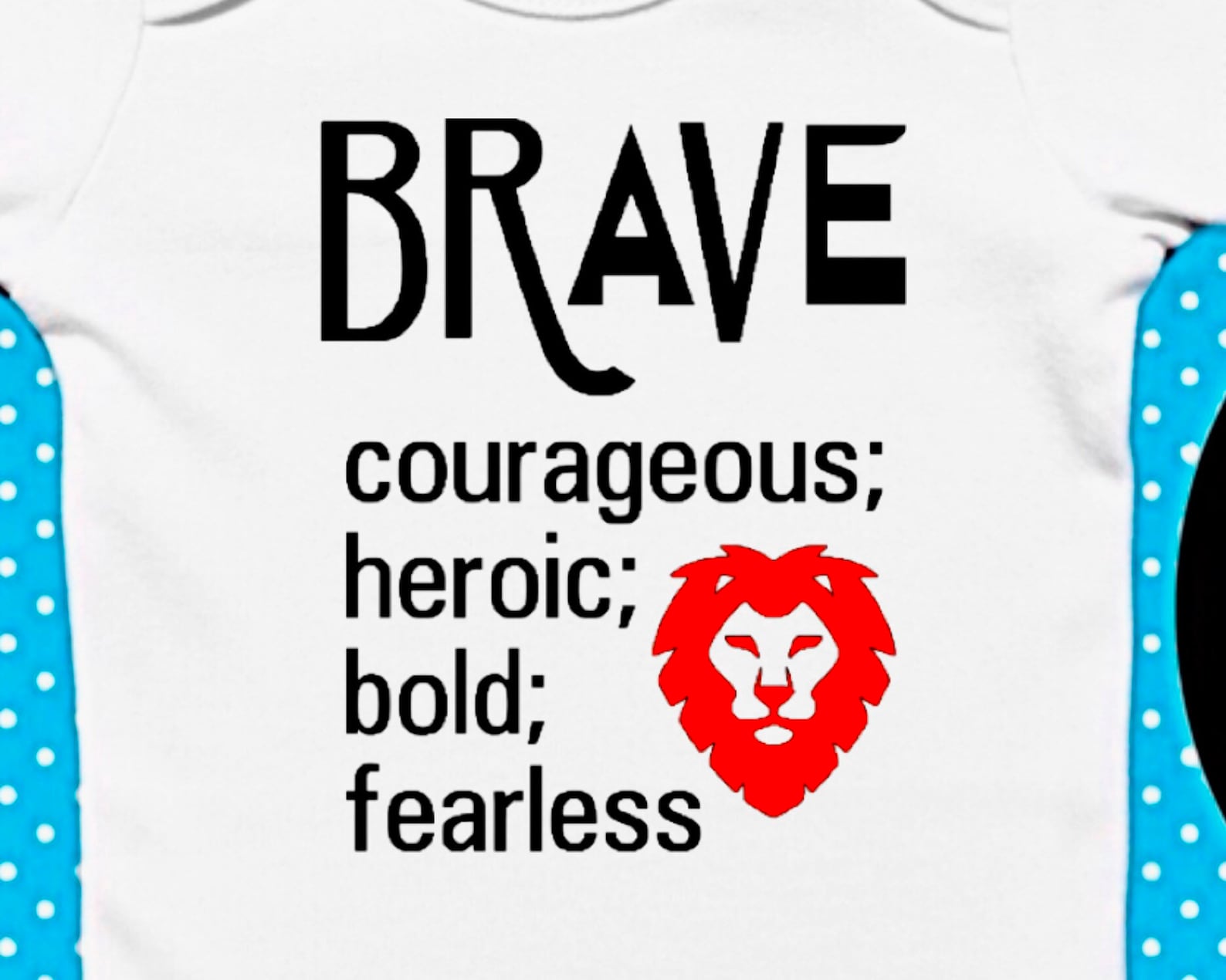 Brave Definition Baby Bodysuit Brave Baby Clothes - Etsy