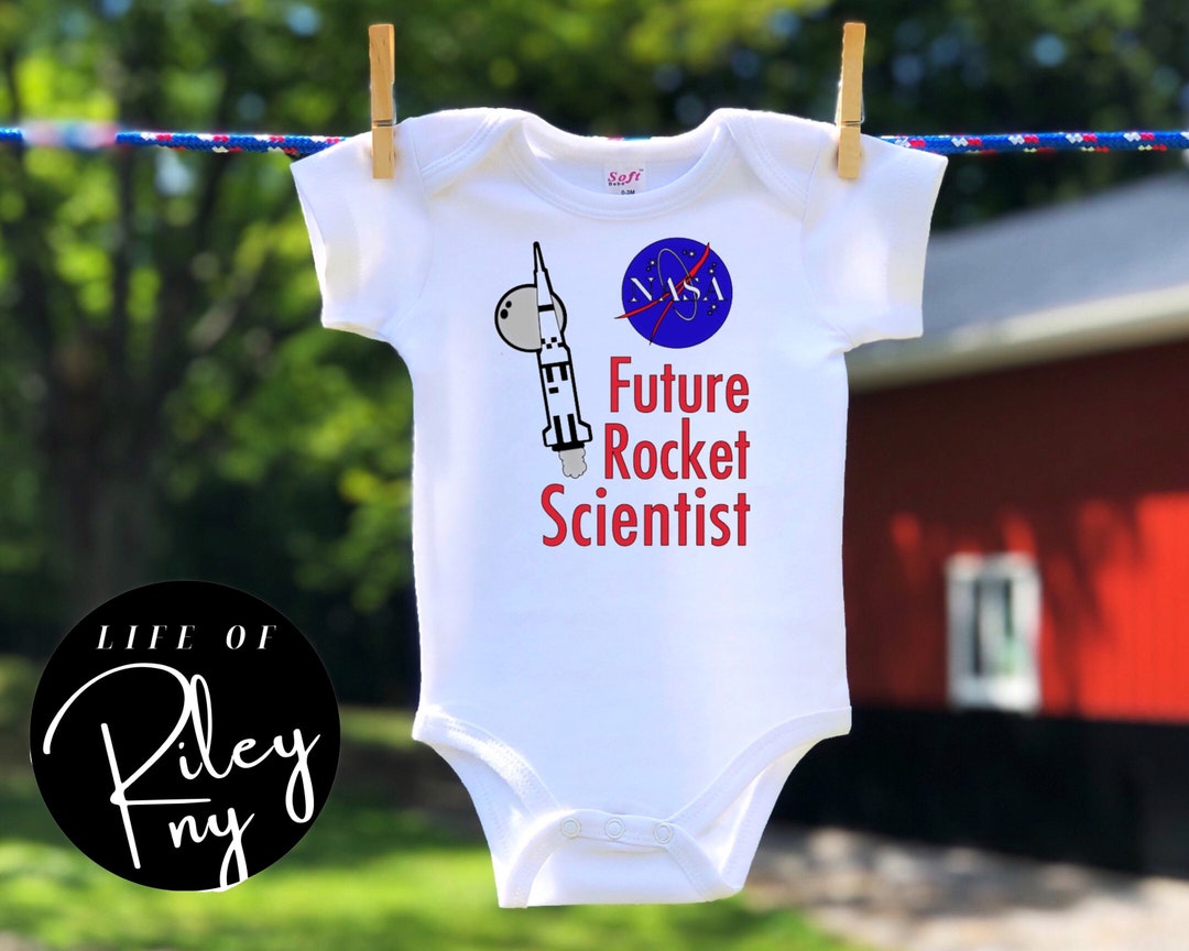 Future Rocket Scientist, NASA Baby Bodysuit, Pregnancy Announcement ...