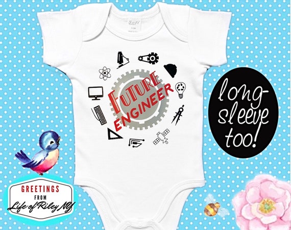 Future Engineer Baby Bodysuit Baby Engineer Engineer Baby | Etsy