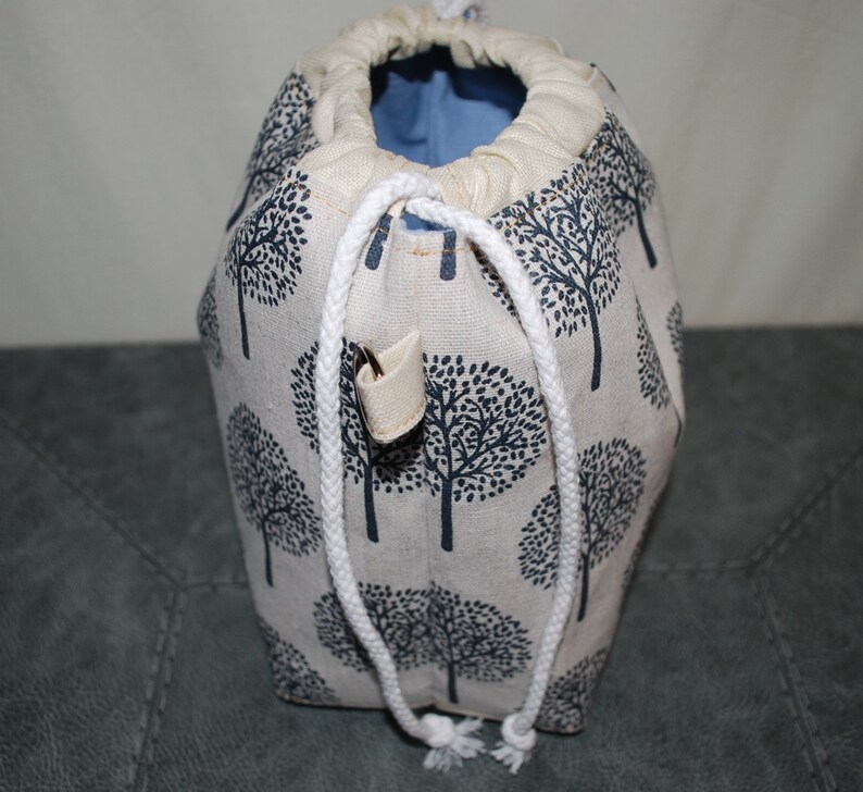 Knitting Organizer Knitting Project Bag Money Tree Print Knit | Etsy