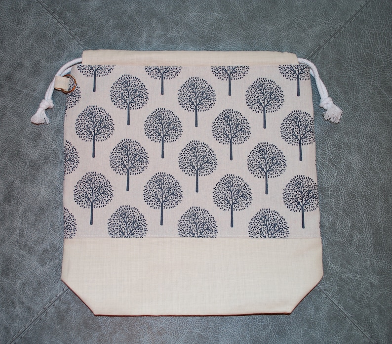 Knitting Organizer Knitting Project Bag Money Tree Print Knit - Etsy