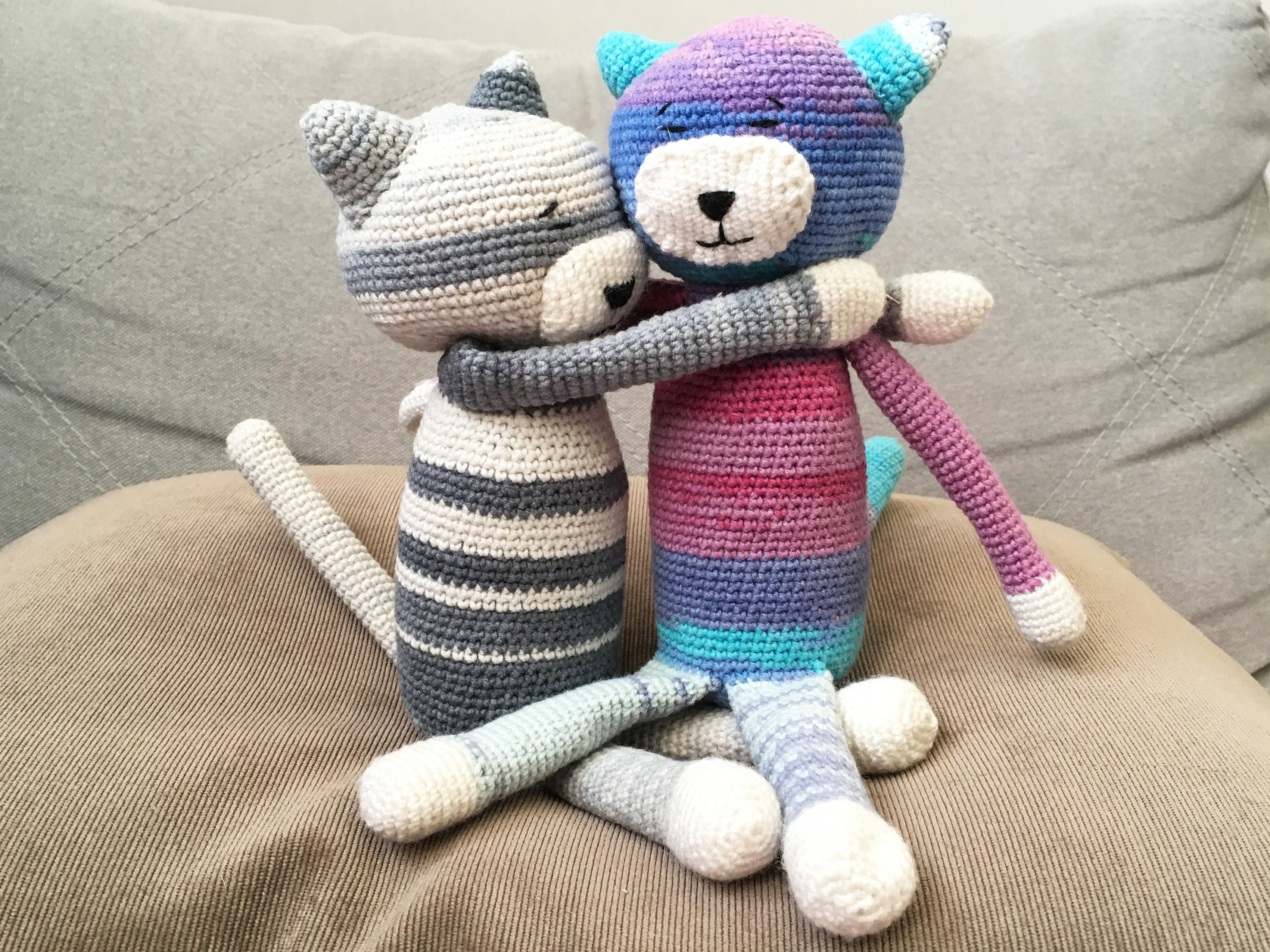 Amigurumi Crochet Cat Stuffed Cat Crochet Stuffed Animal - Etsy