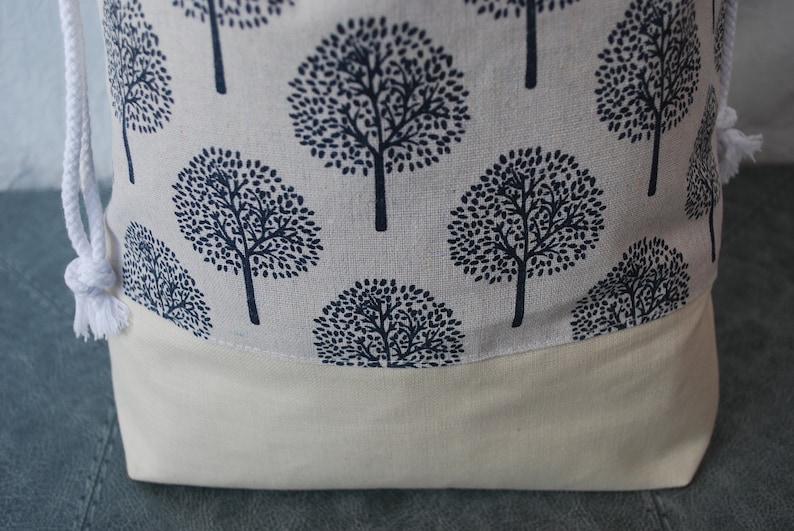 Knitting Organizer Knitting Project Bag Money Tree Print Knit - Etsy