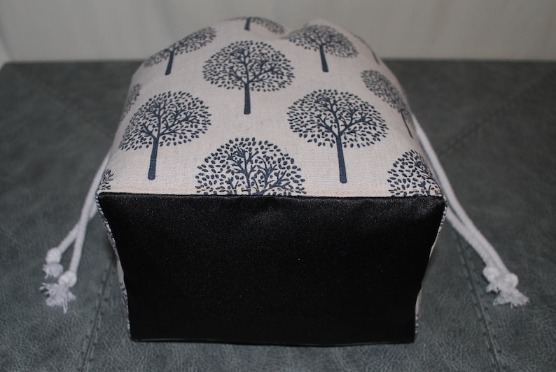 Knitting Organizer Knitting Project Bag Money Tree Print Knit Bowl ...