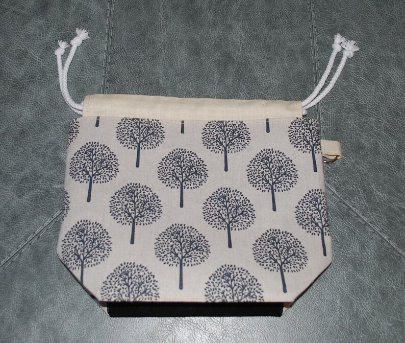 Knitting Organizer Knitting Project Bag Money Tree Print Knit Bowl ...