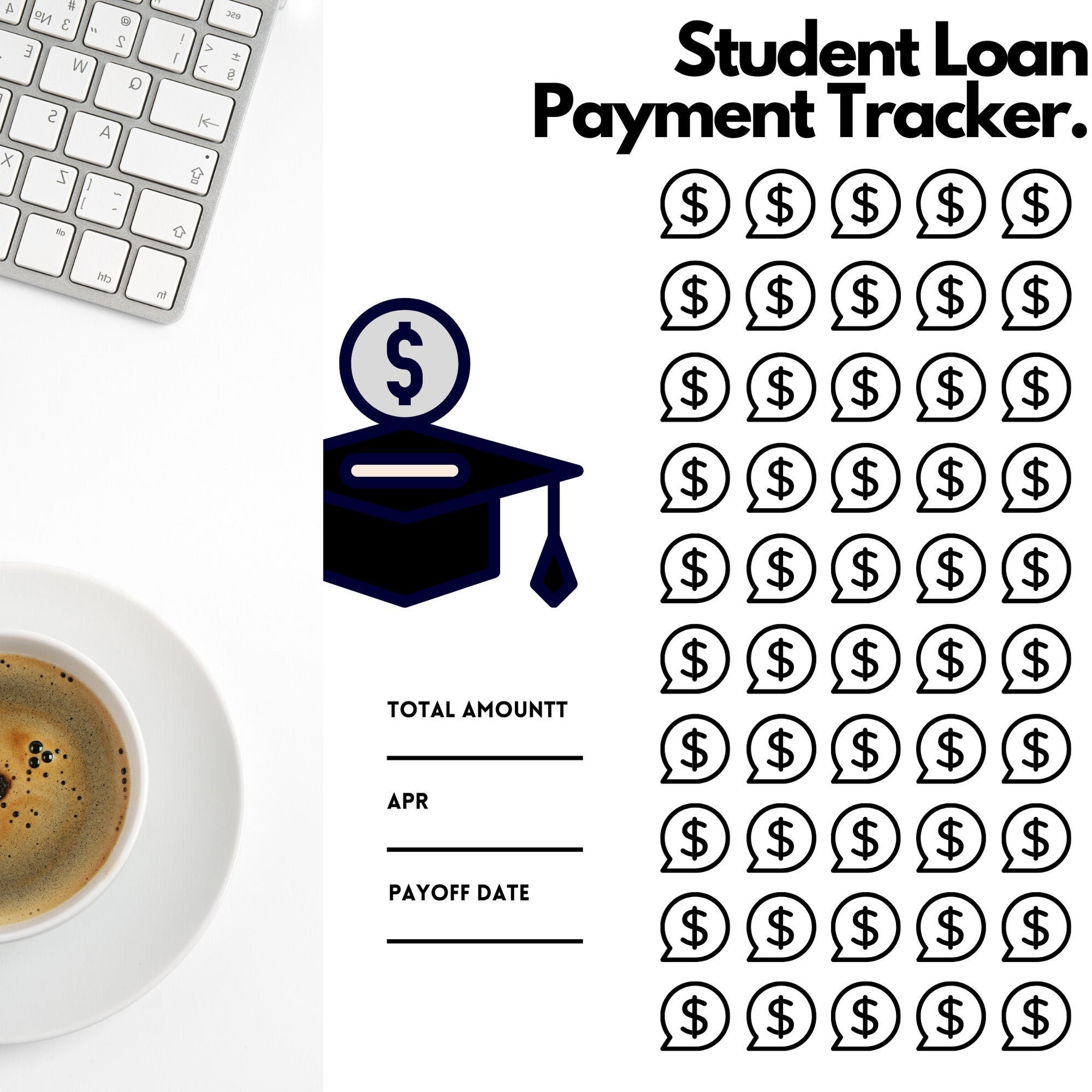 Student Loan Payment Tracker 2020 | A5 Planner Inserts | Filofax A5 ...
