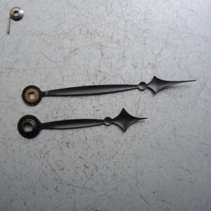Set of Antique Solid Metal Clock Hands From Junghans Movement / German ...