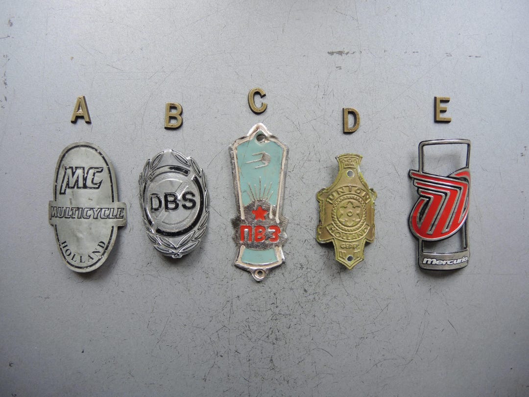 ONE!!! Genuine Vintage Bicycle Head Badge / Original Bike Bicycle Brand ...