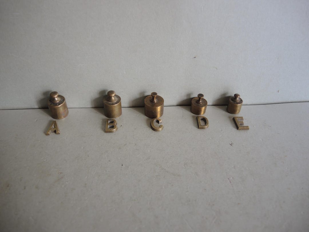 ONE!!! Vintage Solid Brass Weight for Scale / Scale Weight / Brass ...