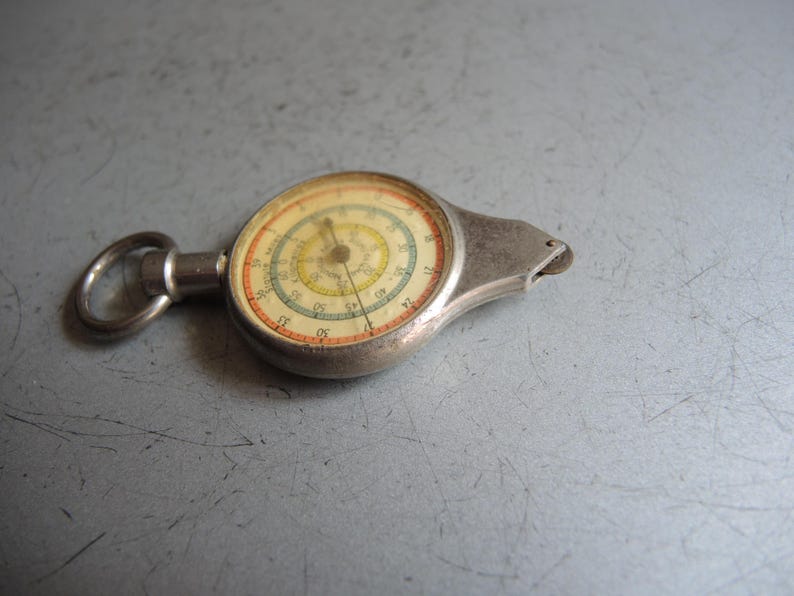Vintage Map Scale Reader Tool Cartography Instrument Opsimeter / Travel ...