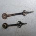 Set of Antique Solid Metal Clock Hands From PHS P. Haas Movement ...