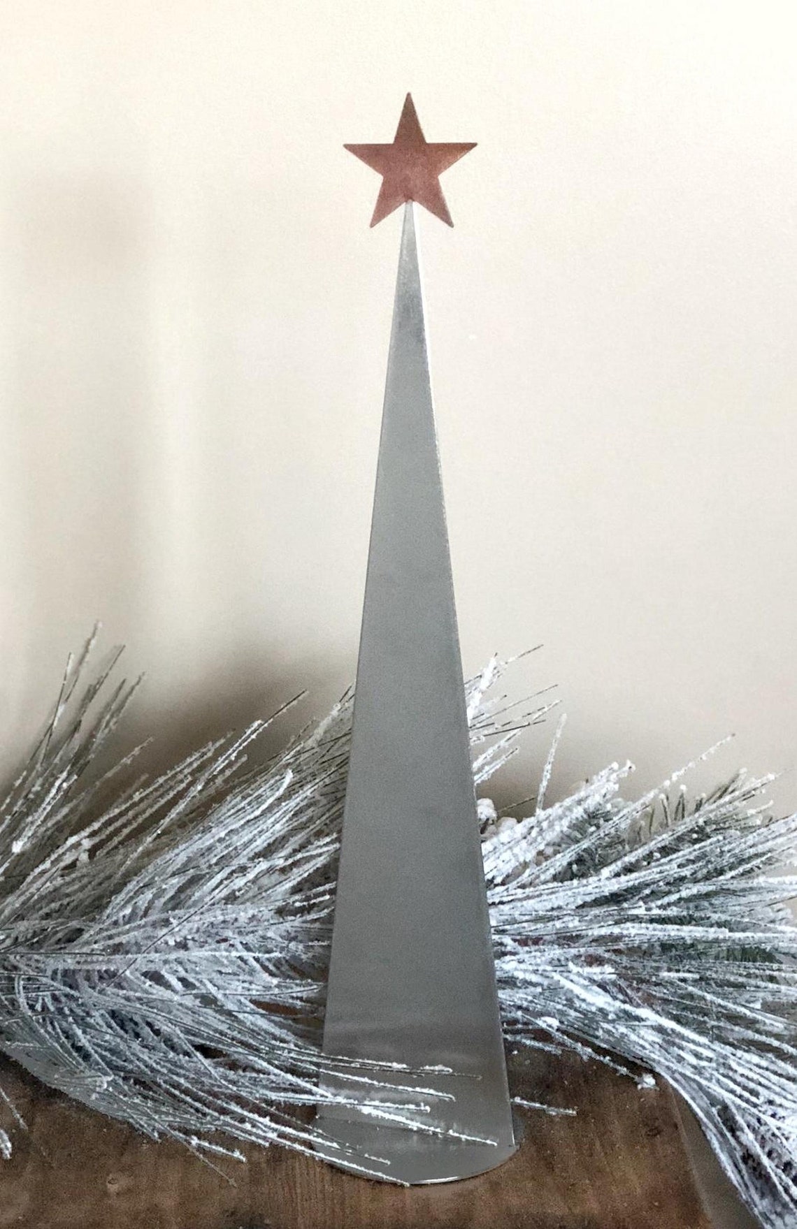 Simple Christmas Tree Holiday Tree Modern Christmas Tree Steel - Etsy