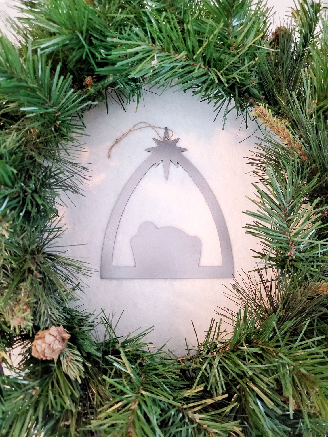 Metal Nativity Ornament Christmas Ornament Holiday Decor - Etsy