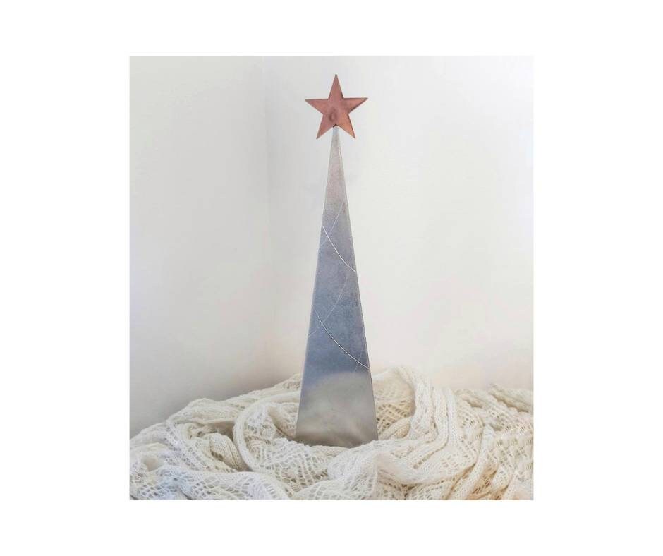 Simple Christmas Tree Holiday Tree Modern Christmas Tree Steel - Etsy