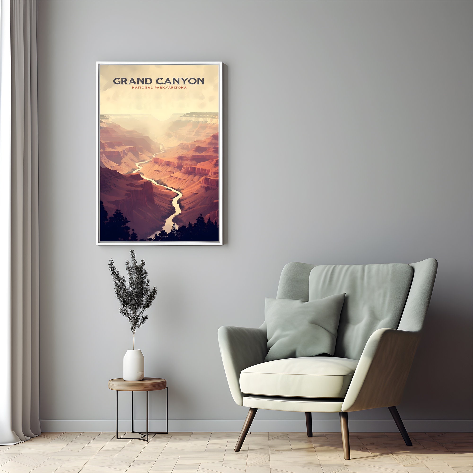 Grand Canyon National Park Poster Print, US National Park Prints ...