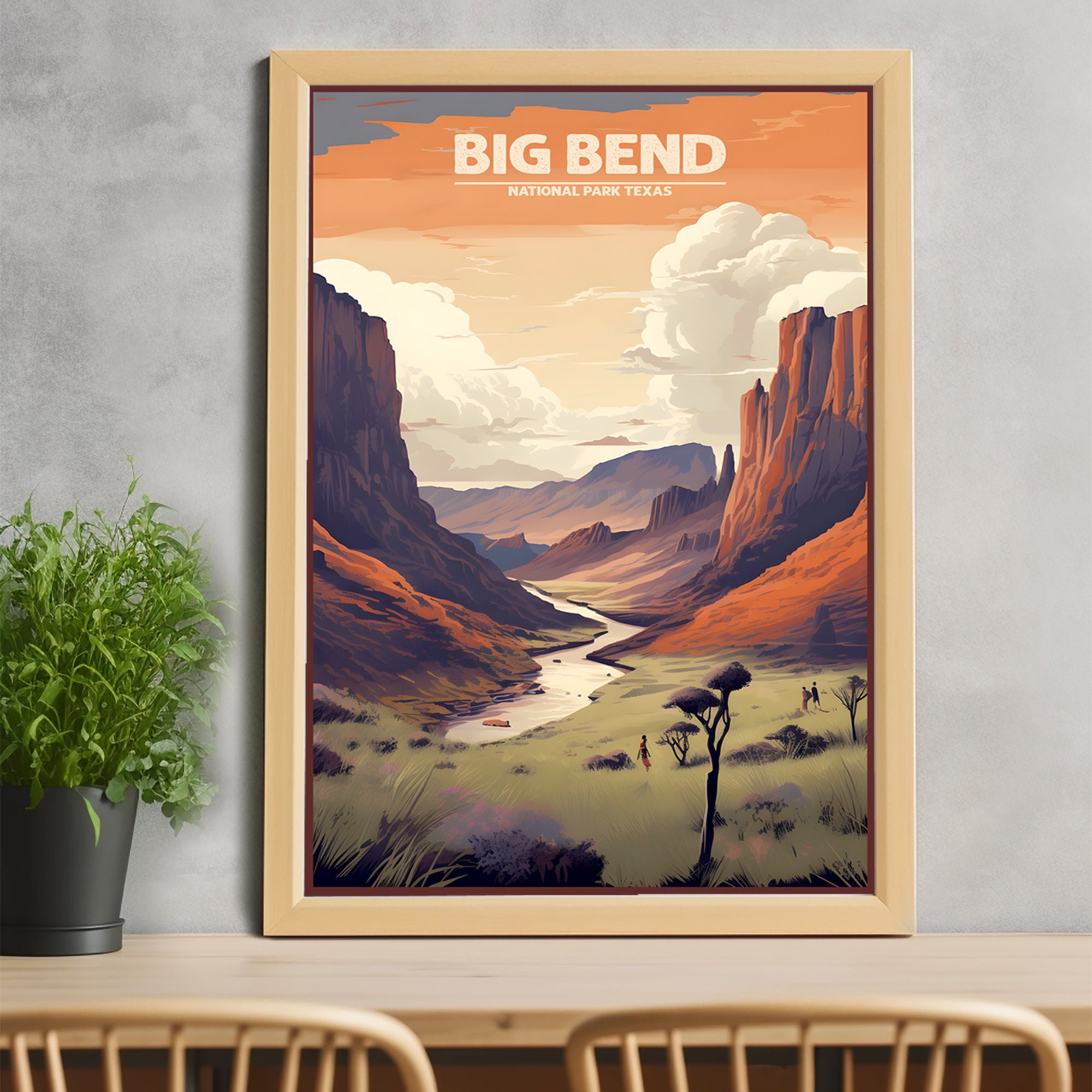 Big Bend National Park Poster Print, Texas National Park Prints ...