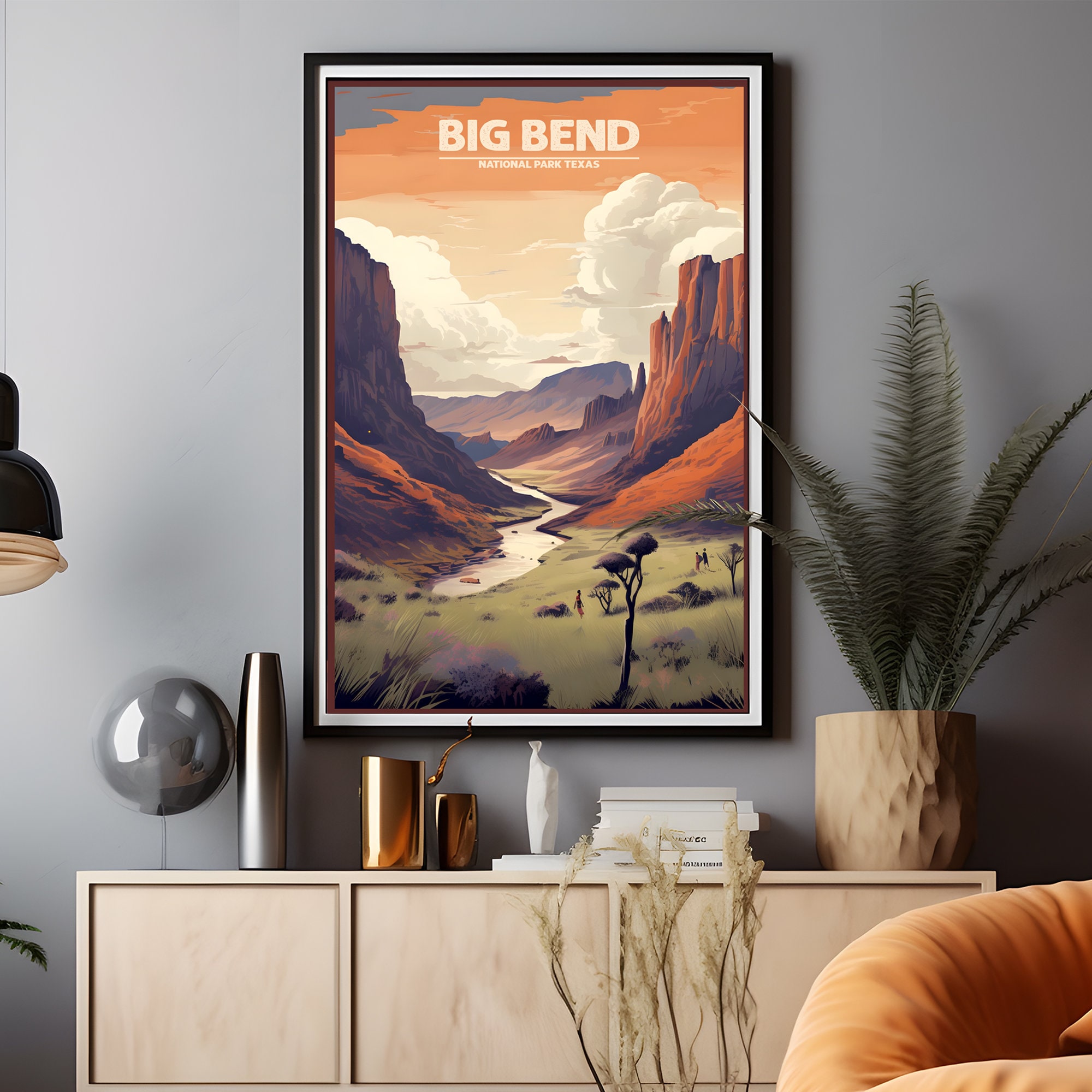 Big Bend National Park Poster Print, Texas National Park Prints ...
