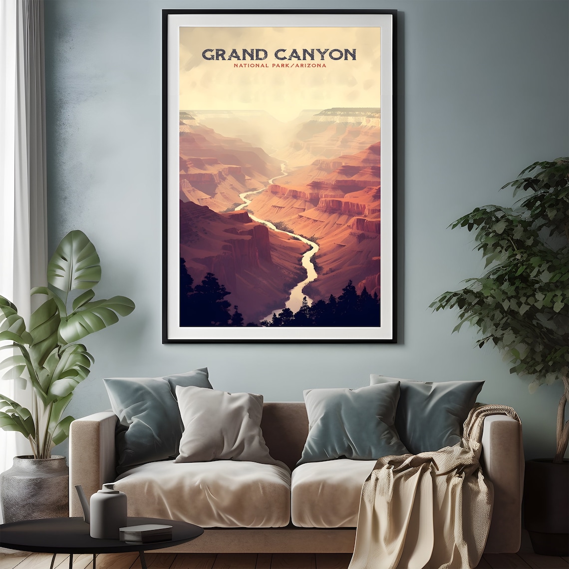 Grand Canyon National Park Poster Print, US National Park Prints ...