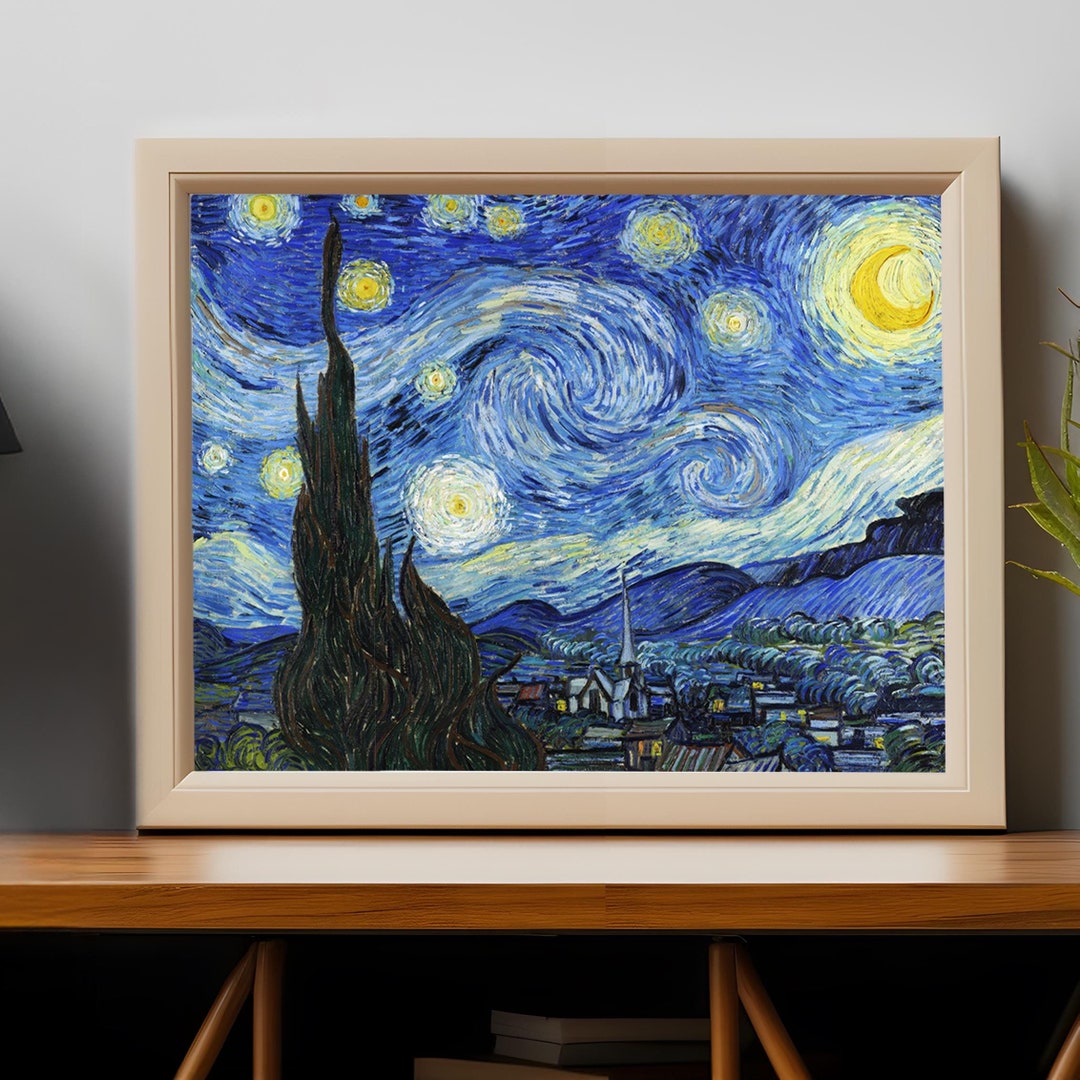 Vincent Van Gogh - Starry Night Prints, Exhibition Poster, Van Gogh ...