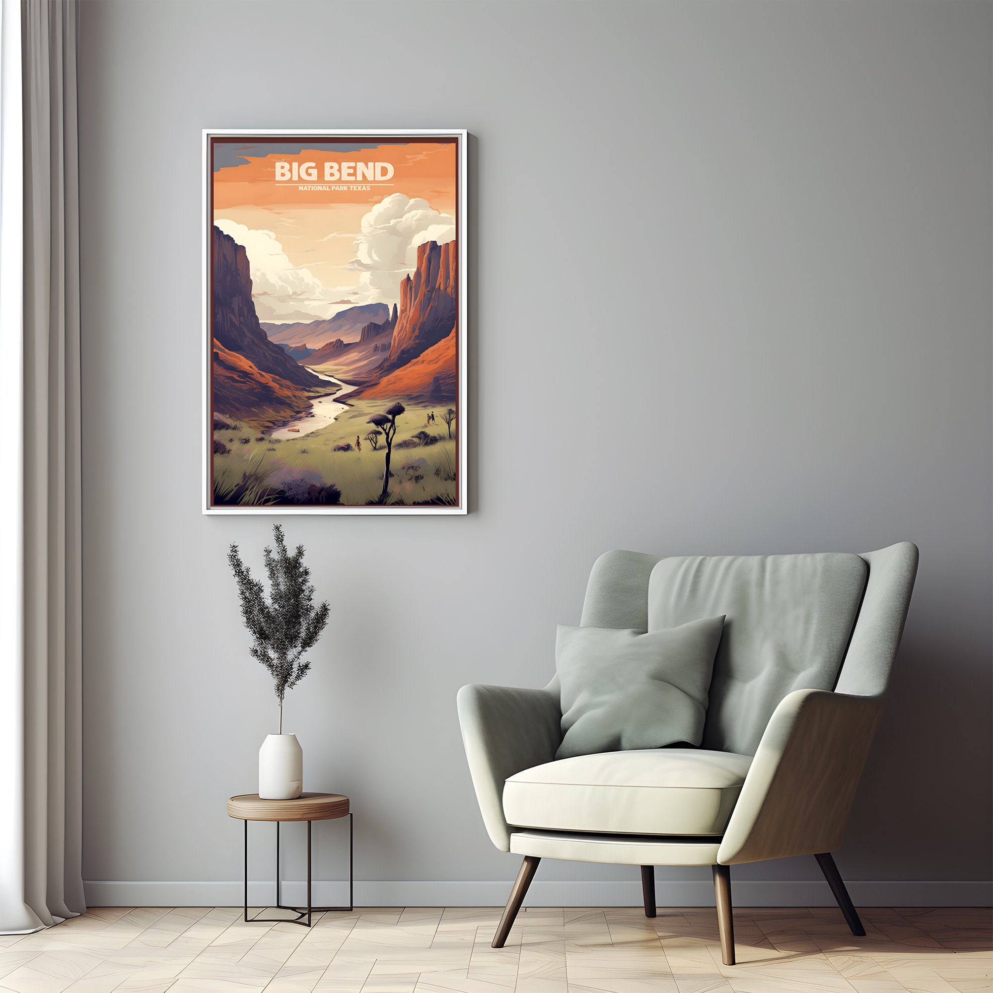 Big Bend National Park Poster Print, Texas National Park Prints ...
