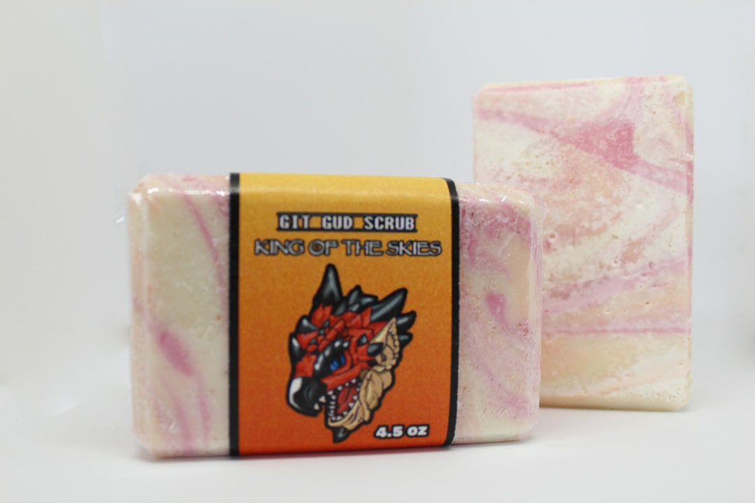Git Gud Scrub Soap King of the Skies pink Grapefruit - Etsy
