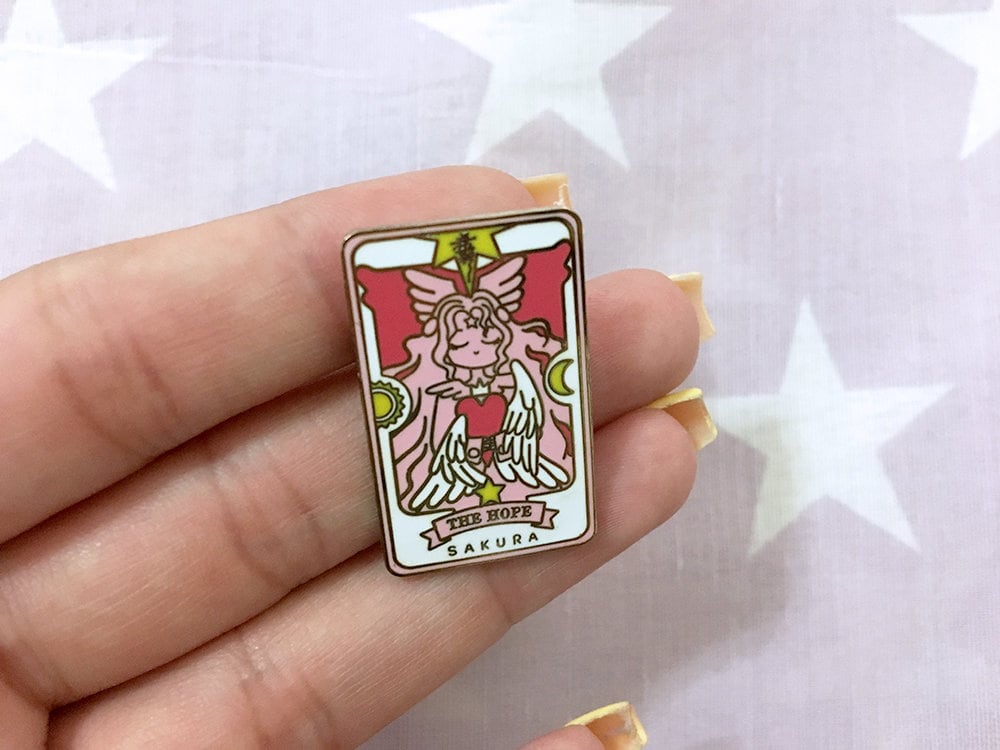 The Hope Sakura Cardcaptor Anime Hard Enamel Pin | Etsy