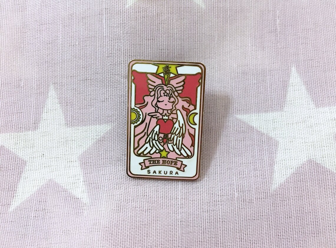 The Hope Sakura Cardcaptor Anime Hard Enamel Pin | Etsy