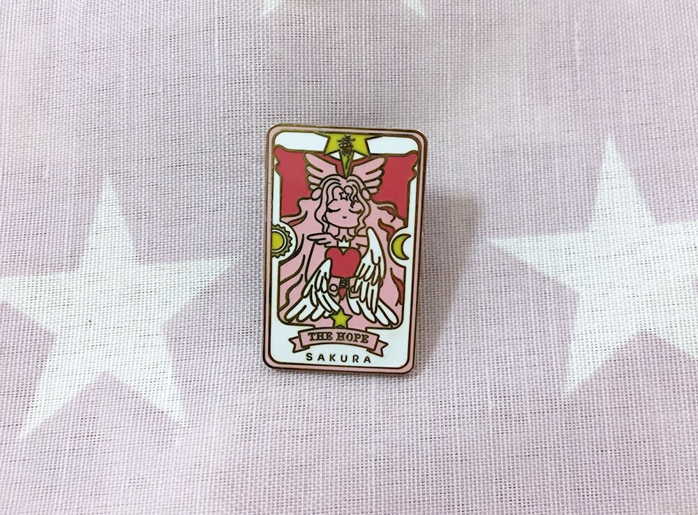 The Hope Sakura Cardcaptor Anime Hard Enamel Pin | Etsy