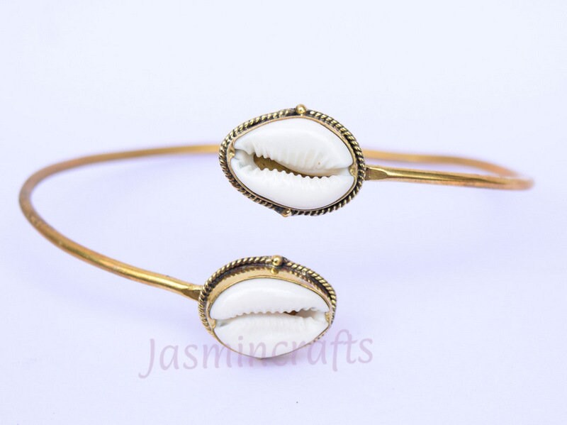 Cowrie Armlet Shell Armlet Cowrie Shell Arm cuff Beach | Etsy