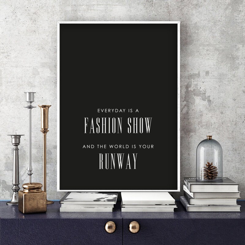 Fashion Runway Print - Etsy