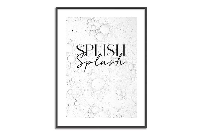 Splish Splash Print - Etsy