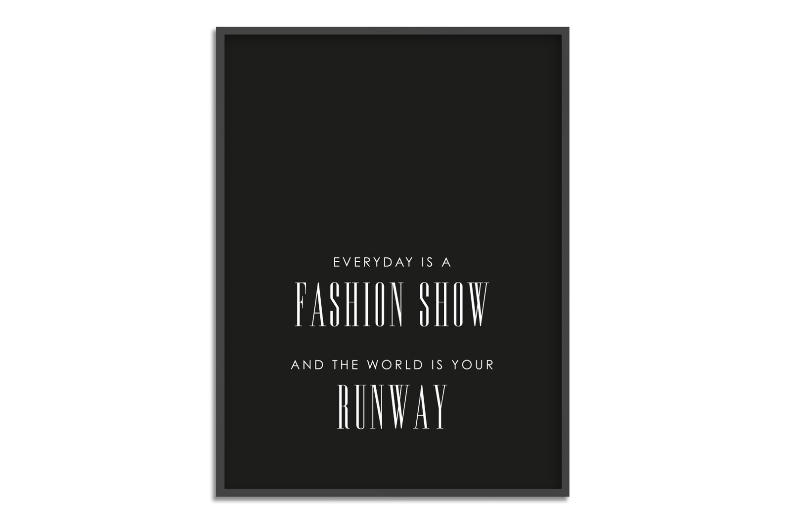 Fashion Runway Print - Etsy