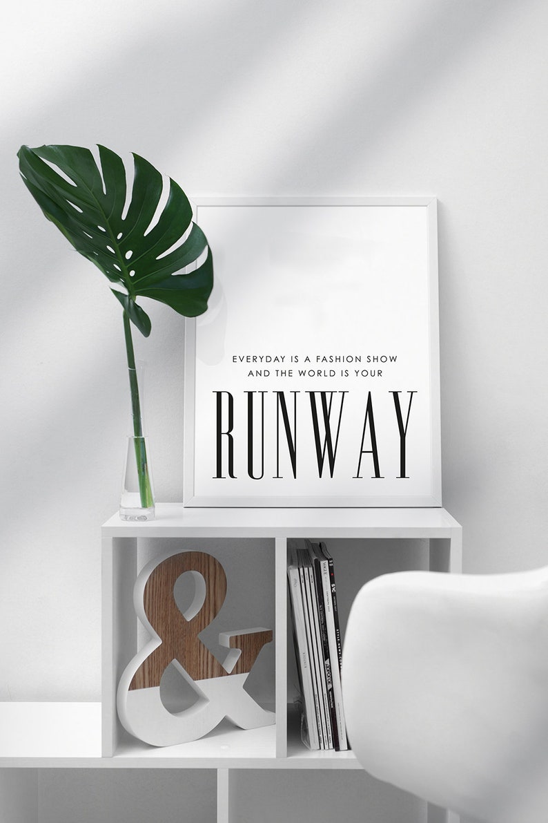 Fashion Runway Print - Etsy