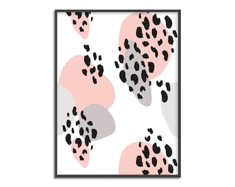 Leopard Print Glitter Leopard Bronze Decor Leopard Wall - Etsy