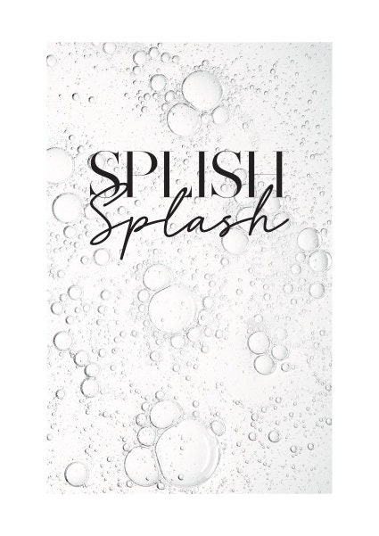 Splish Splash Print - Etsy