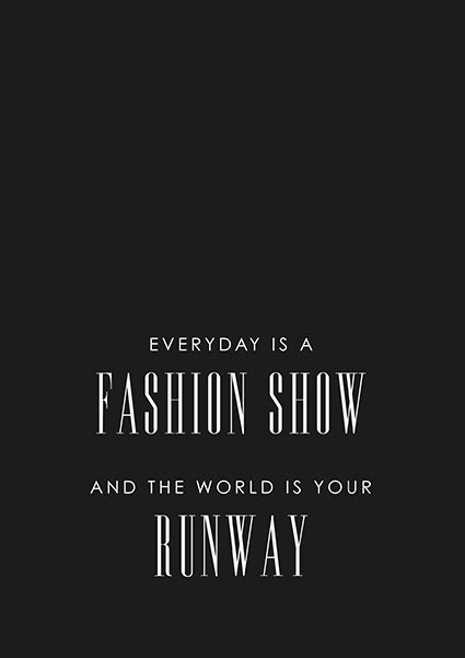 Fashion Runway Print - Etsy