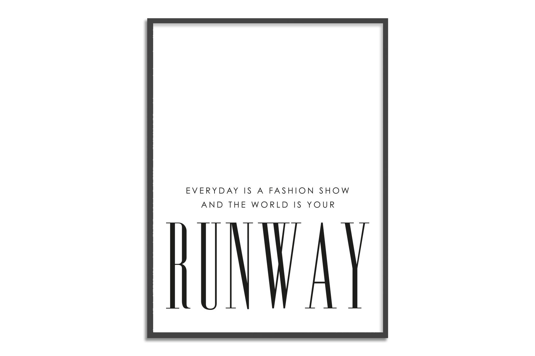 Fashion Runway Print - Etsy