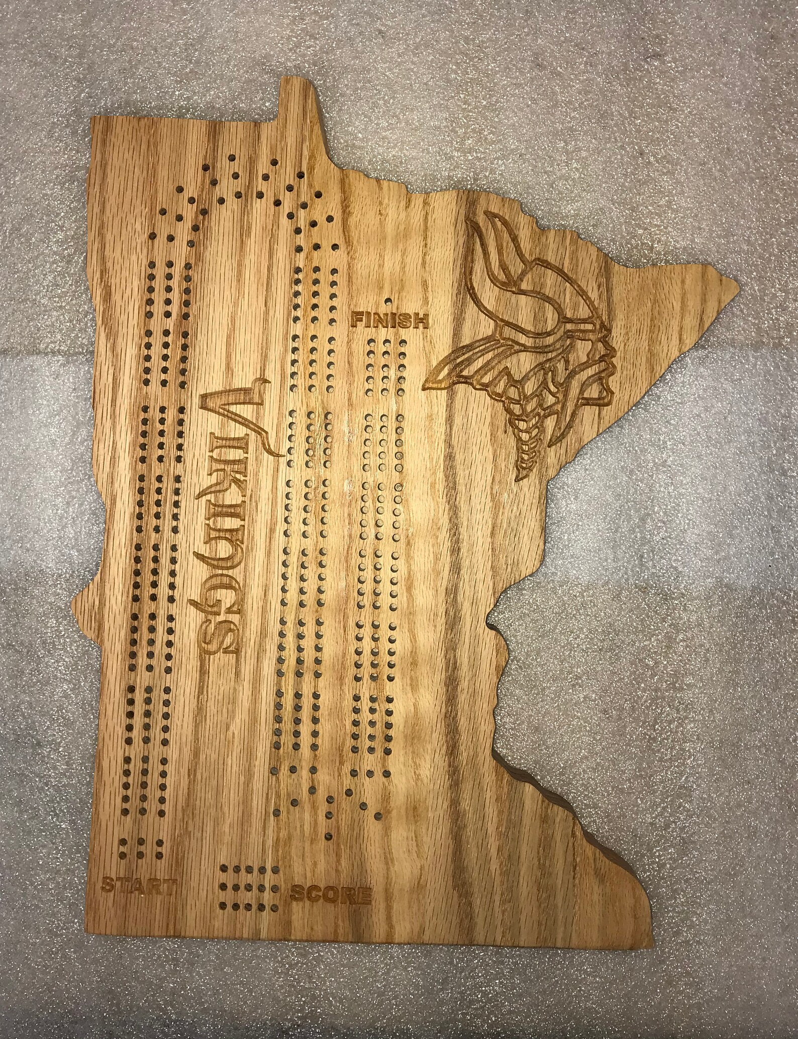 Minnesota Cribbage Board - Etsy