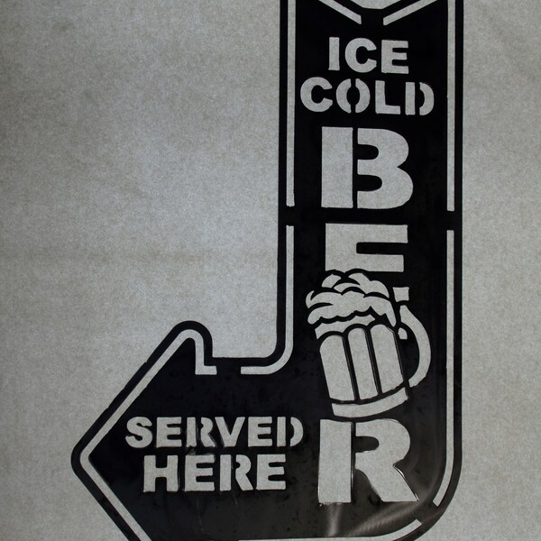 Beer Arrow Sign - Etsy