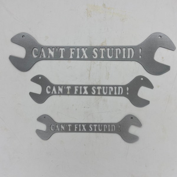 Cant Fix Stupid Sign - Etsy