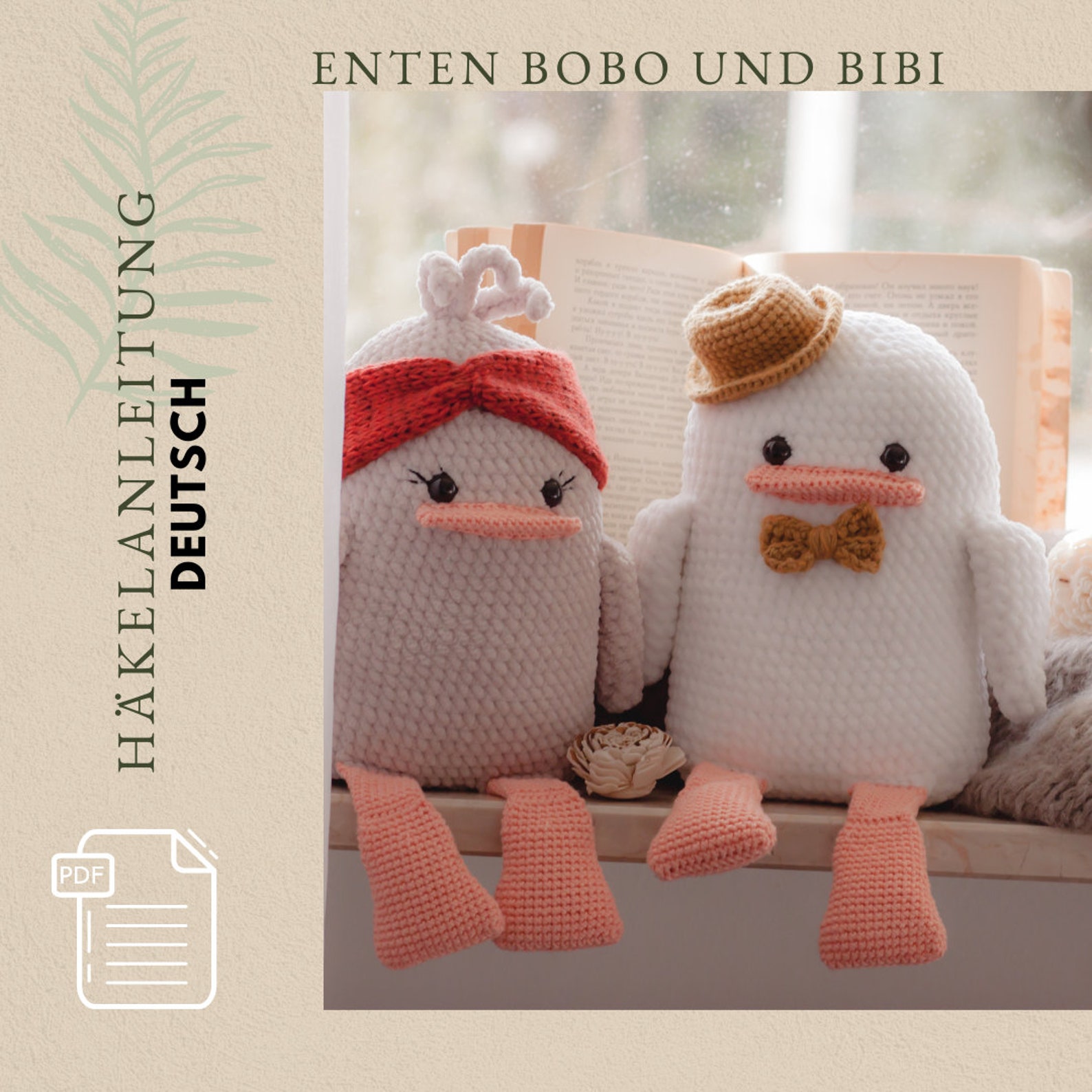 PDF File Crochet Instructions Duck Bobo and Bibi - Etsy