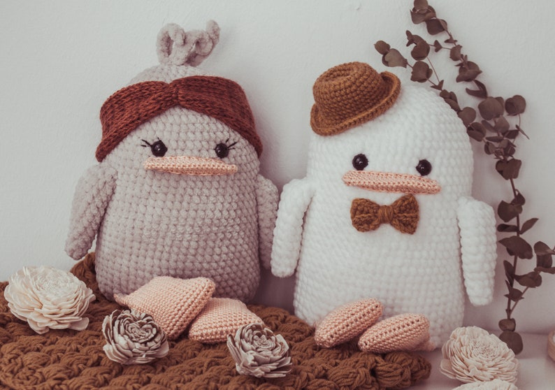 PDF File Crochet Instructions Duck Bobo and Bibi - Etsy