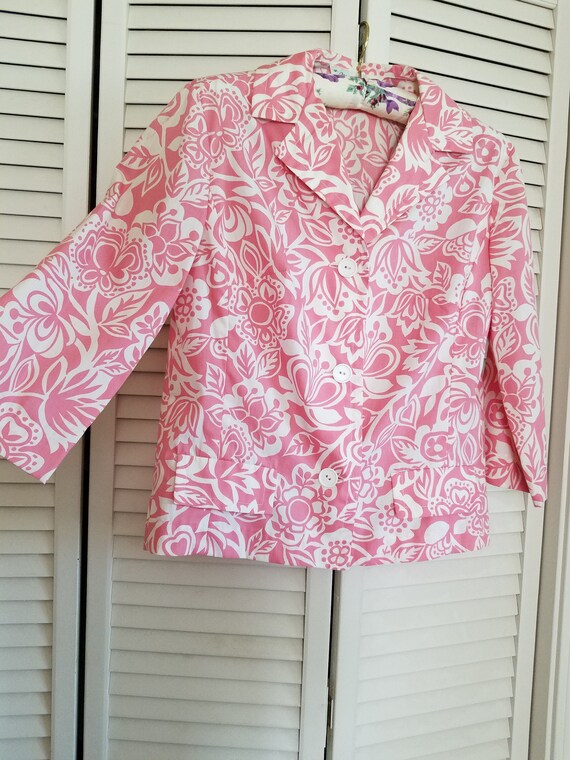Vintage Spring Summer blouse jacket - Gem