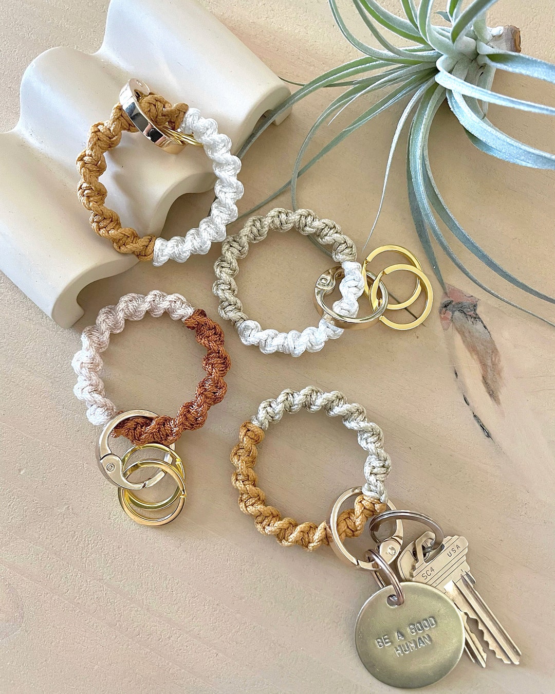 Mini Keychain With a Twist - Etsy