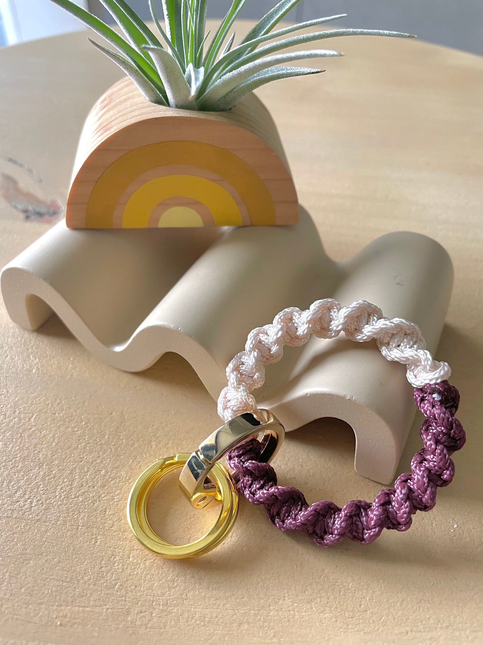 Mini Keychain With a Twist - Etsy