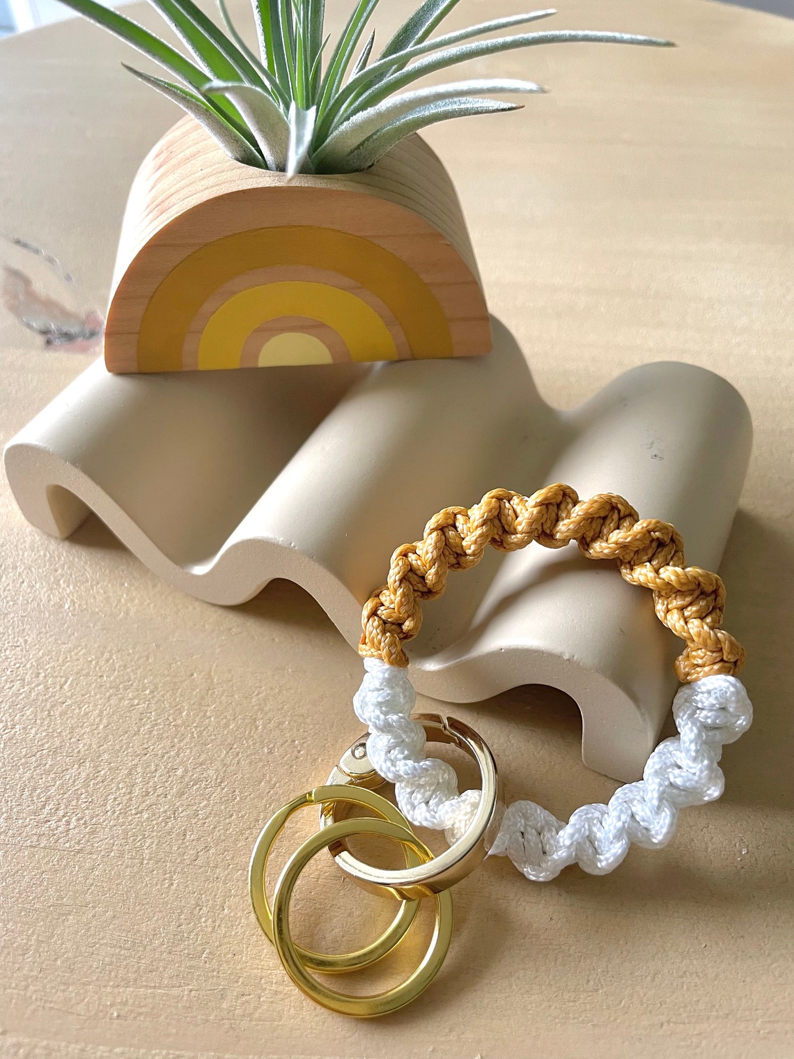 Mini Keychain With a Twist - Etsy